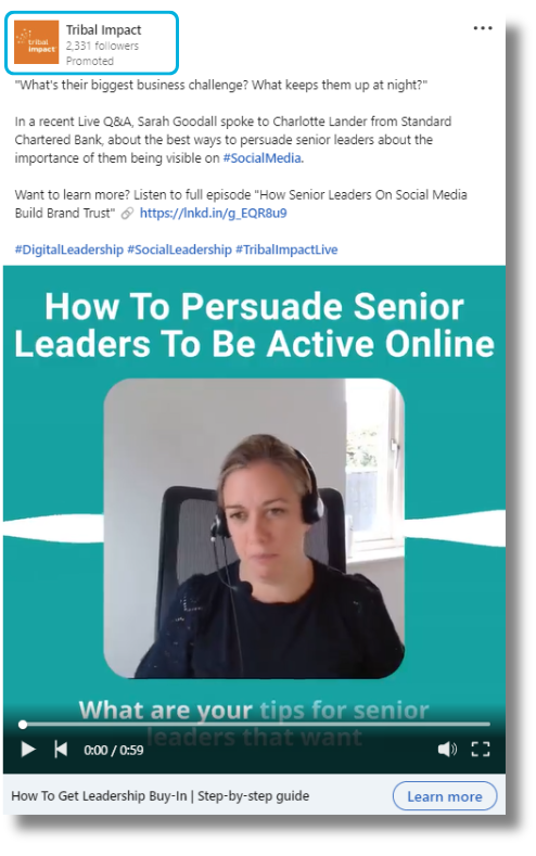 LinkedIn Thought Leader Ads: The Key to Connecting Employee Advocacy and LinkedIn Paid Advertising